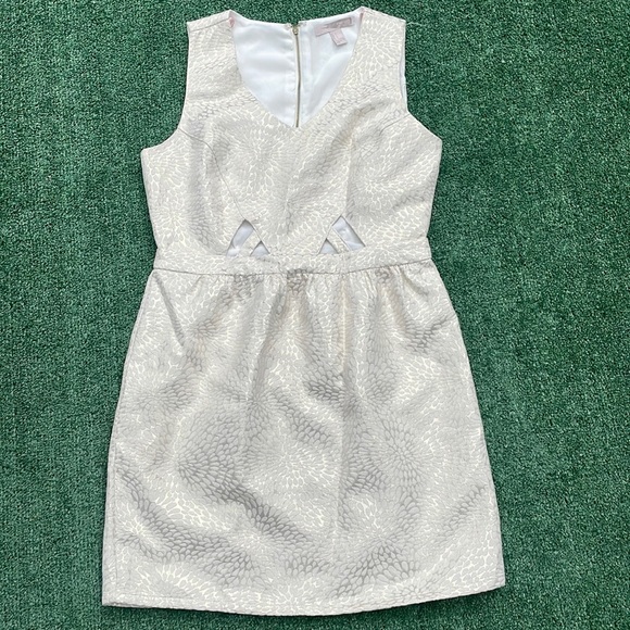 Forever 21 | Dresses | Y2k Cocktail Dress Champagne Color Large Vneck ...